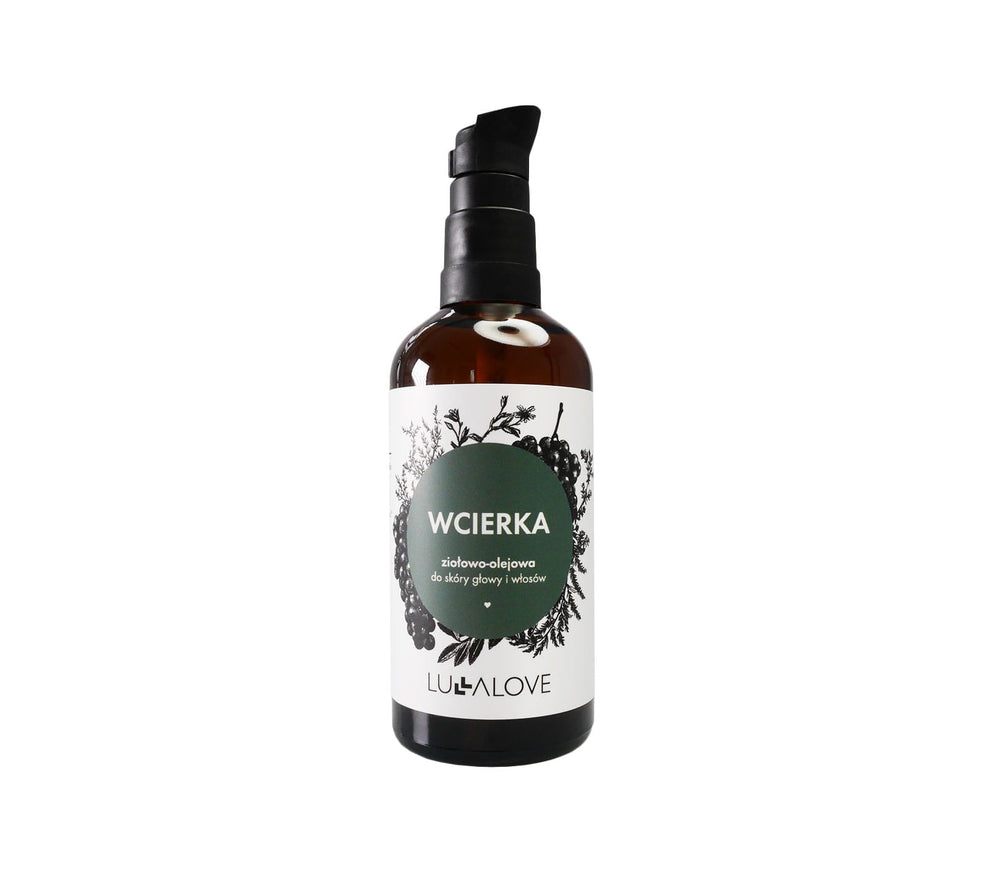 Herbal hair balm with nourishing oils | Lullalove UK